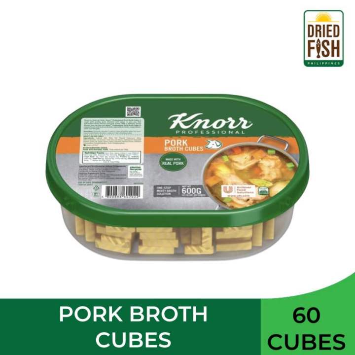 KNORR Bouillon Pork Cubes Professional Pack 600grams/60cubes | Lazada PH