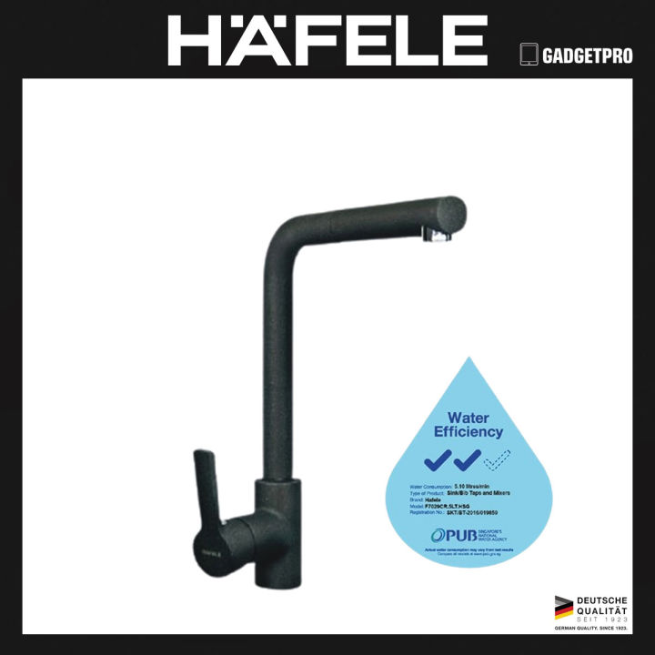Hafele Kitchen Pull Out Faucet - Granite Finish | Lazada Singapore