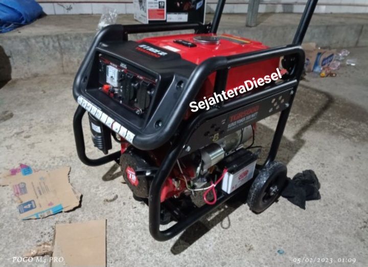 Genset TIGER TGR 5000 AVR stater/Gasoline generator TIGER TGR5000 ...