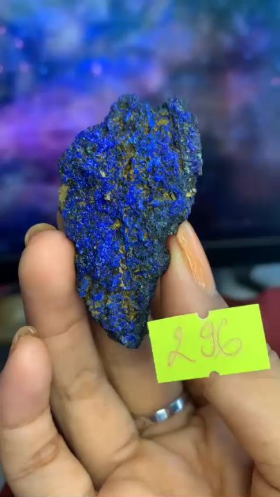 Viên đá khoáng vật Azurite Machalite MAgic tự nhiên năng lượng Vũ trụ ...