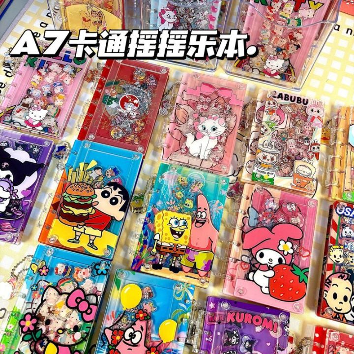 Disney Stitch Pikachu A7 Shake Notebook Diy Acrylic Homemade Notebook ...