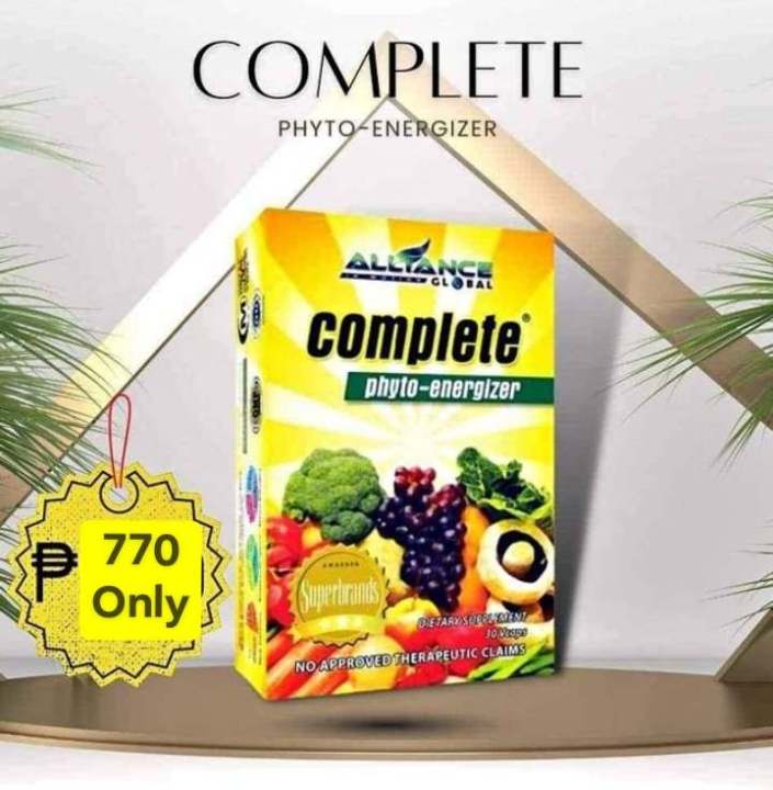 Alliance Complete Phyto Energizer 30 Capsule Dietary Supplement [ Jan ...