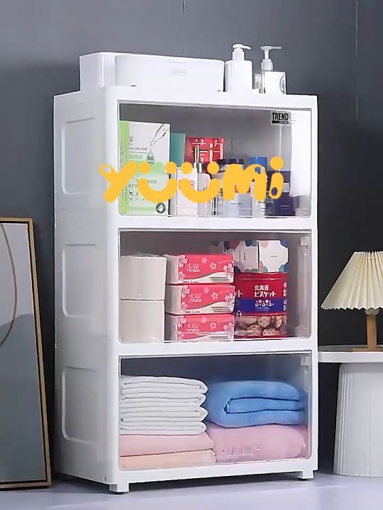 YUUMI Upgrade Thickened Plastic Transparent Megabox Closet Storage Box ...