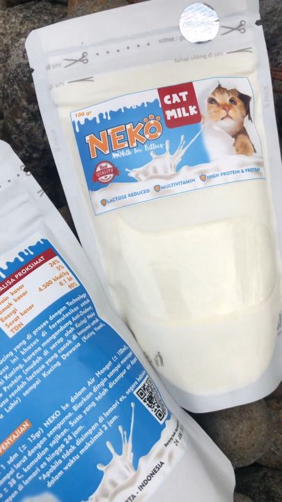 Dot Kucing + Susu Kucing Bayi Baru Lahir Hingga Dewasa 100gr Bundle ...