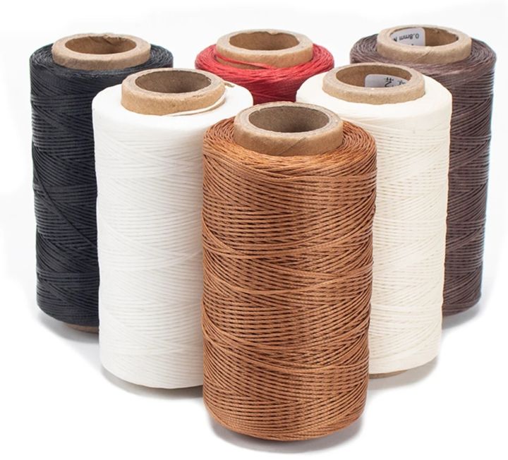 0.8mm Big Roll 260M Leather Sewing Thread Cord for Hand Sewing DIY and Bookbinding Material ...