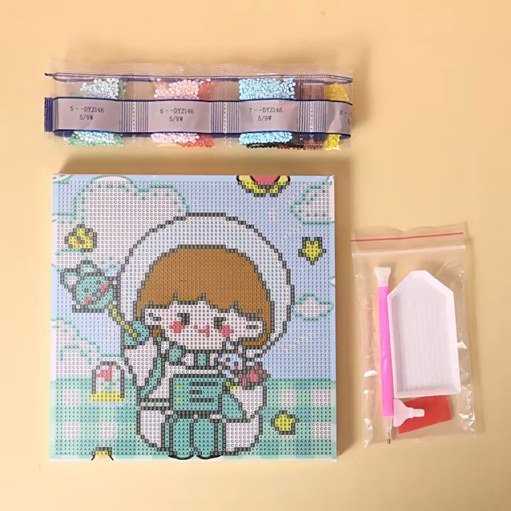 【Melody】DIY Diamond Drawing Children Diy Making Toy Diamond Painting ...