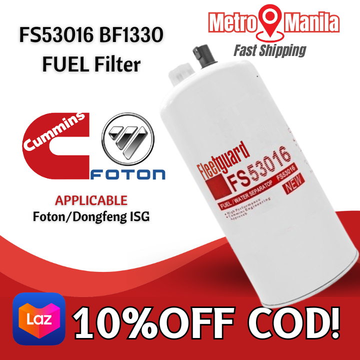 FS53016NN FS53016 BF1330 Fuel Filter Foton Dongfeng ISG | Lazada PH