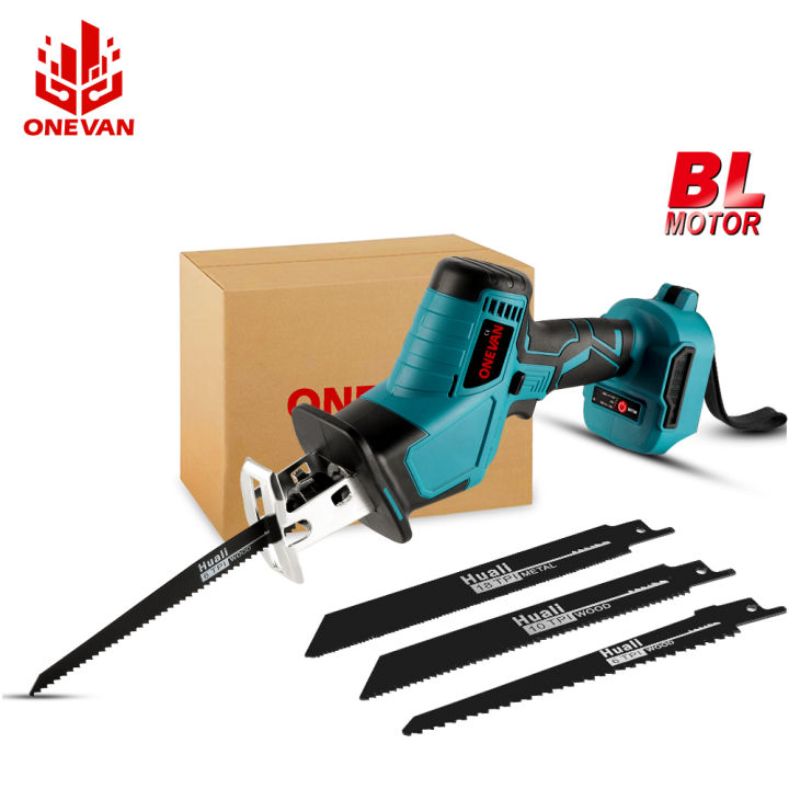 ONEVAN Reciprocating Saw Sabre Gergaji Elektrik 12000SPM 3600W Cordless ...