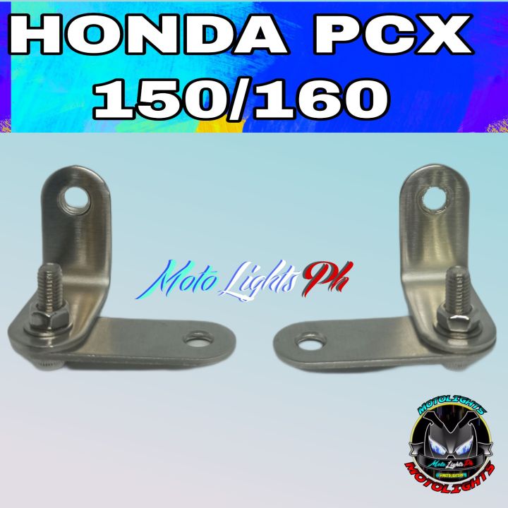 8.8 sale 2 pcs Honda PCX 150/160 Mini driving light bracket stainless ...