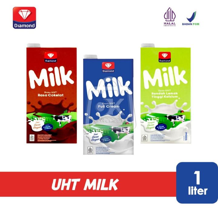 Uht Milk 1000Ml Diamond | Lazada Indonesia