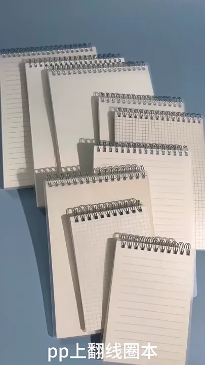 FAMILY`S CHOICE Steno Muji Styled Spiral Notebook Vertical Type A6/A5 ...