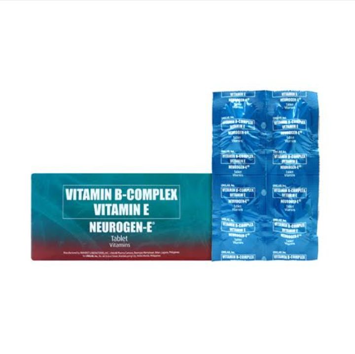 vitamin b complex Neurogen E by 30's, 60's, 90's and 100's | Lazada PH
