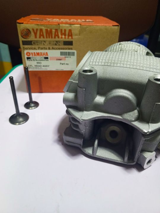 {KZ}Yamaha Genuine CYLINDER HEAD set w/ valve guide/intake/exhaust BIG ...