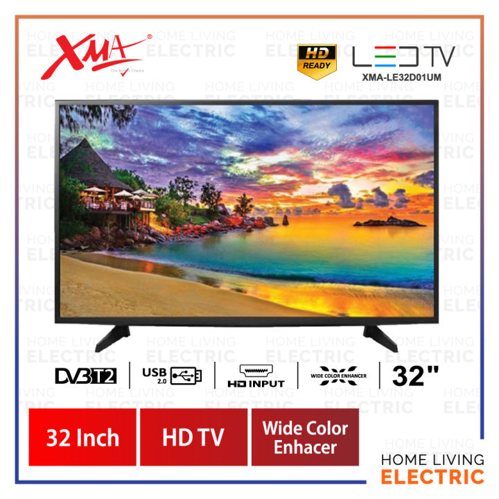 AIWA / XMA 32 Inch LED TV AW-LED32X13FL / LE32D01UM Digital Tunnel HDMI ...