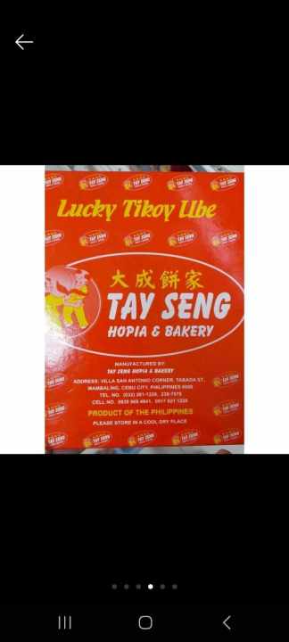 Tay-Seng product Lucky Tikoy(plain-ube flavors) | Lazada PH