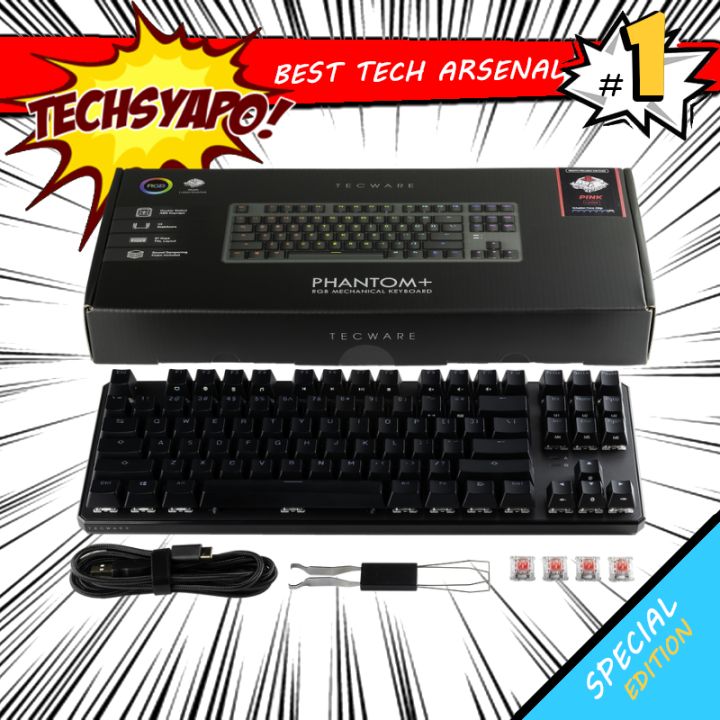 TECWARE PHANTOM 87+ TKL MECHANICAL KEYBOARD | Lazada PH