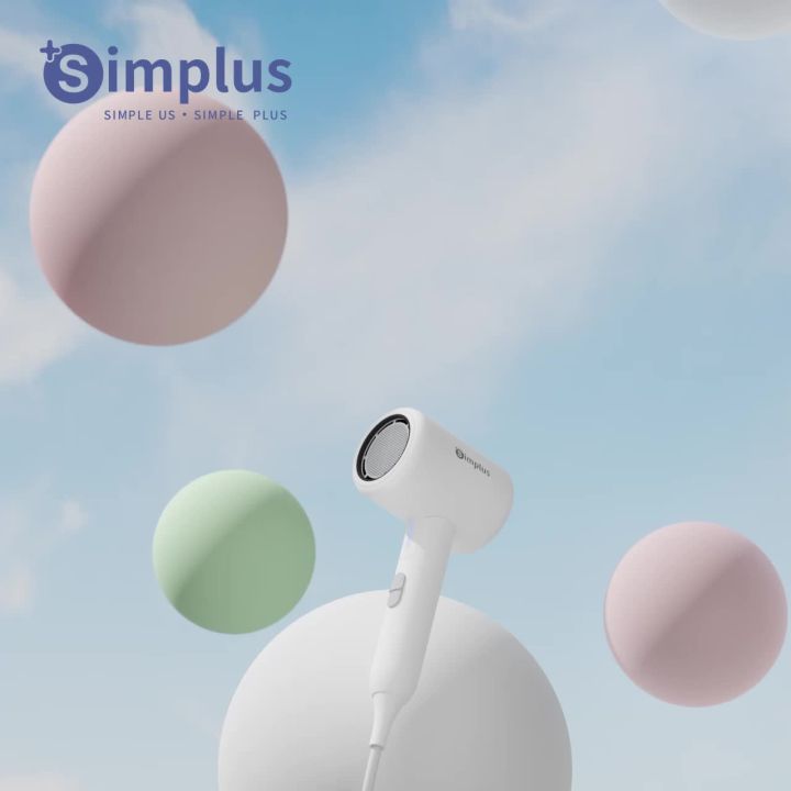Simplus Hair Dryer Hair Blower Foldable Design Ionic Hair Care 1250W ...