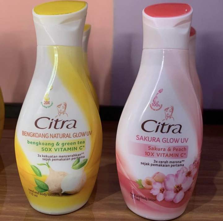 Citra Natural Glow UV - Citra Sakura Fair UC Hand & Body 120 mL ...