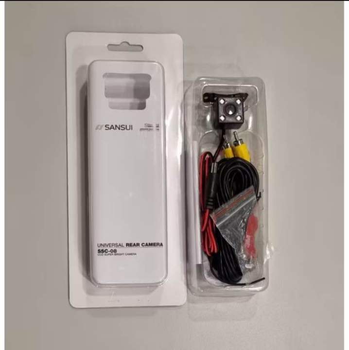 Kamera mundur mobil universal sansui ssc 08 HD terang led 4 titik ...