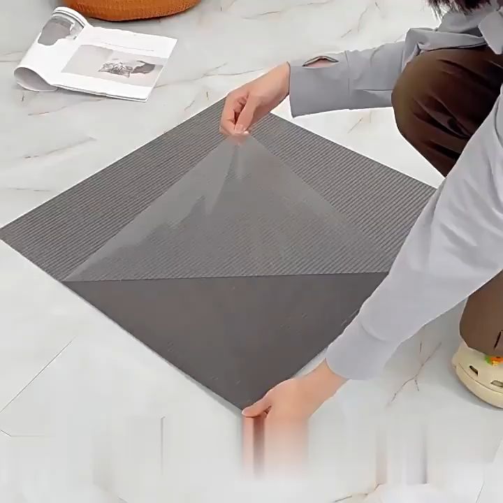 【Fire prevention】3MM PVC Floor Stickers 30X30cm 45x45cm PVC Tiles ...