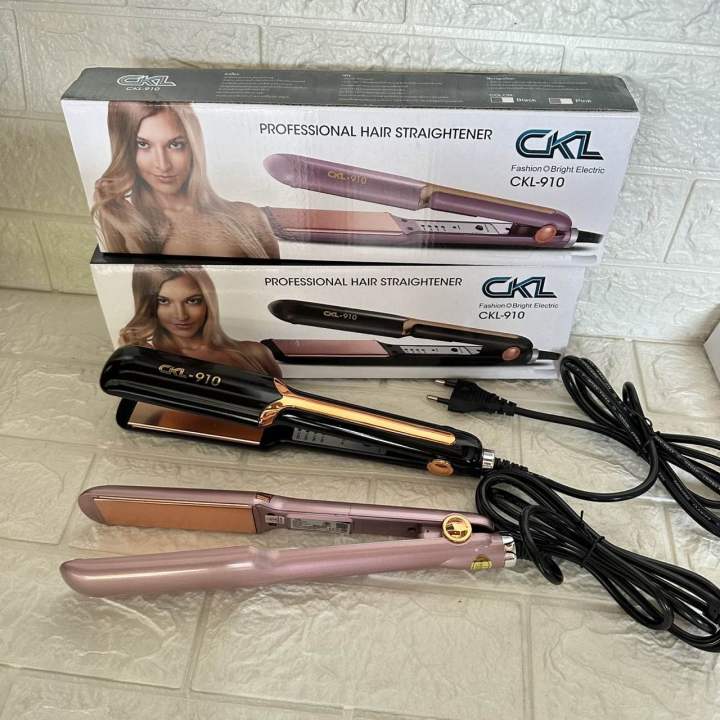 เครื่องหนีบผม รุ่น CKL 910 ปรับความร้อน 4 ระดับ ร้อนเร็ว หนีบตรง เงางาม ไม่ทำลายเส้นผม ทำวอลลุ่ม ...