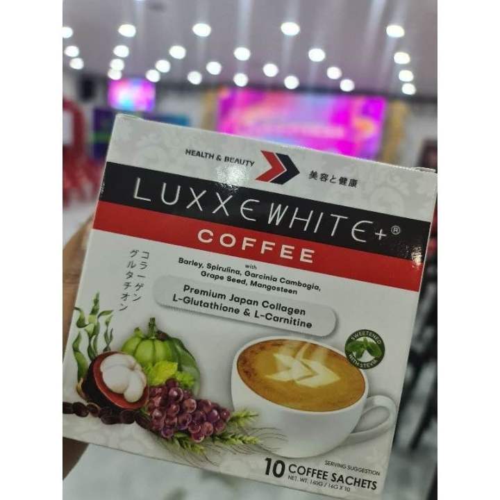 Luxxe White Coffee 10 Sachets AUTHENTIC | Lazada PH