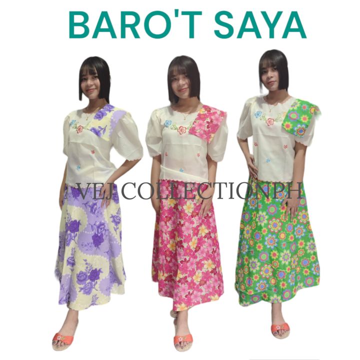 VEJ CO. ADULT SIZE | TERNO BARO'T SAYA | FILIPINIANA | TERNO KIMONA AT ...