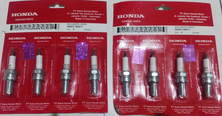 1 buah busi Honda U20EPR9 panjang untuk motor Honda beat Vario Scoopy ...