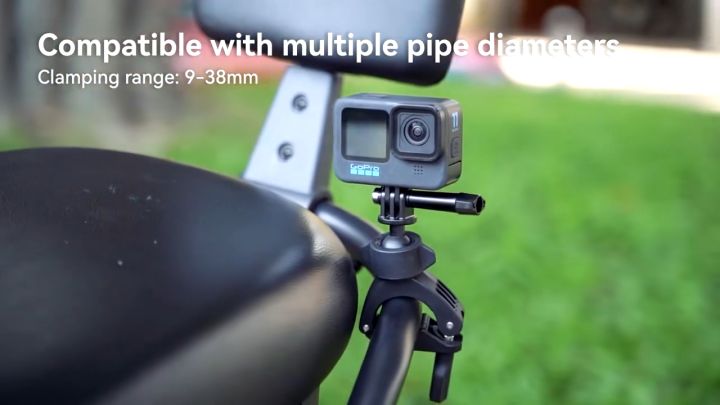 TELESIN Versatile Handlebar Bicycle Motorcycle Bike Rack Clip Pipe ...