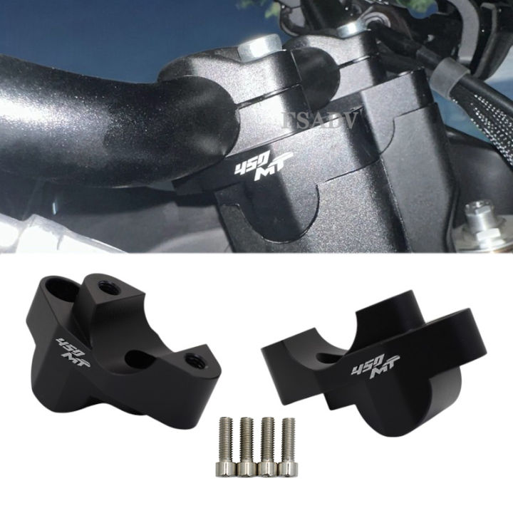 For CFMOTO 450MT Handlebar Risers Up Motorcycle Accessories Clamp Mount ...