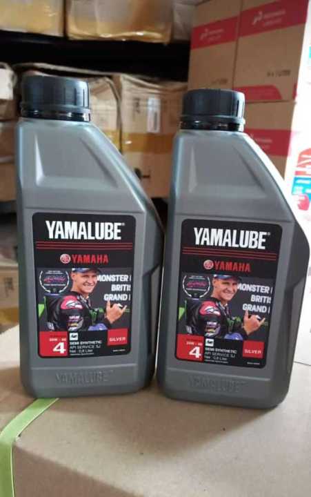 OIL OLI YAMALUBE SILVER KEMASAN BARU 800 ml free bubble wrap | Lazada Indonesia