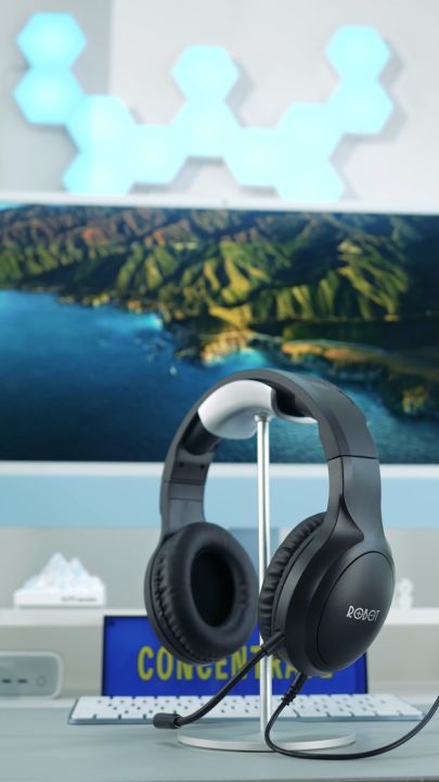 ROBOT Headset Wired RH-P20 3.5mm Jack Black Original - Garansi 1 Tahun ...