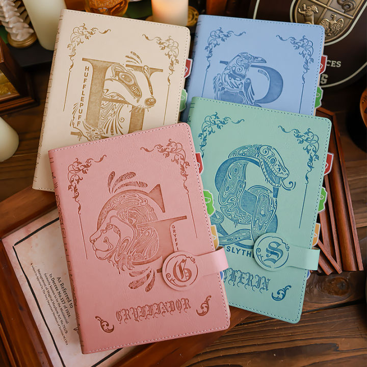 Harry Potter Themed College Emblem Journal Notebook Birthday Gift Loose ...