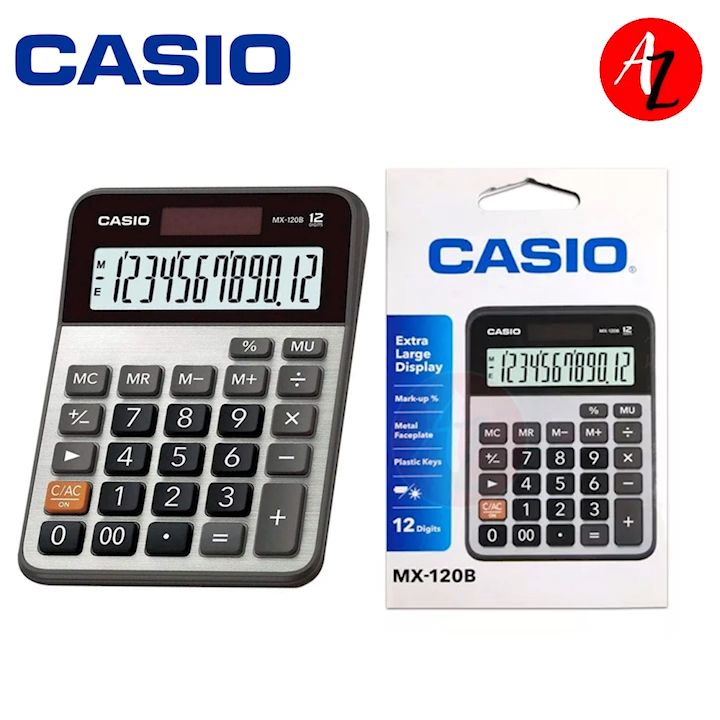 CASIO MX-120B 8 Digits Calculator Mini Desk Type | Lazada PH
