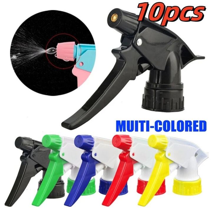 10Pcs Plastic Spray Head Universal Bottles Sprayer Hand Button Manual ...