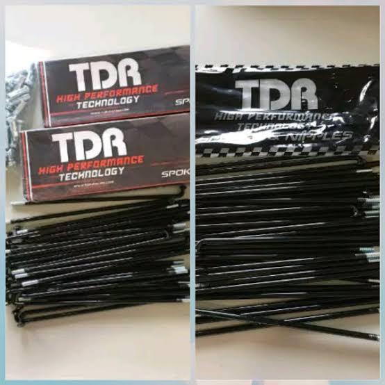 Ruji jari jari TDR hitam ring 17 suzuki satria fu, smash, shogun ...