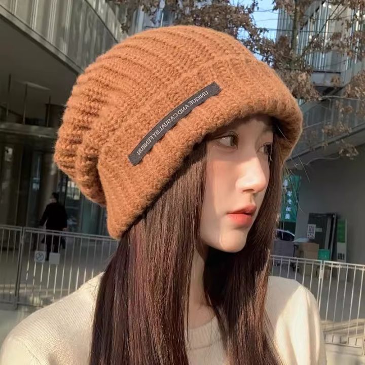New Knitting Beanies Winter Caps For Men Women Warm Solid Color Hat ...