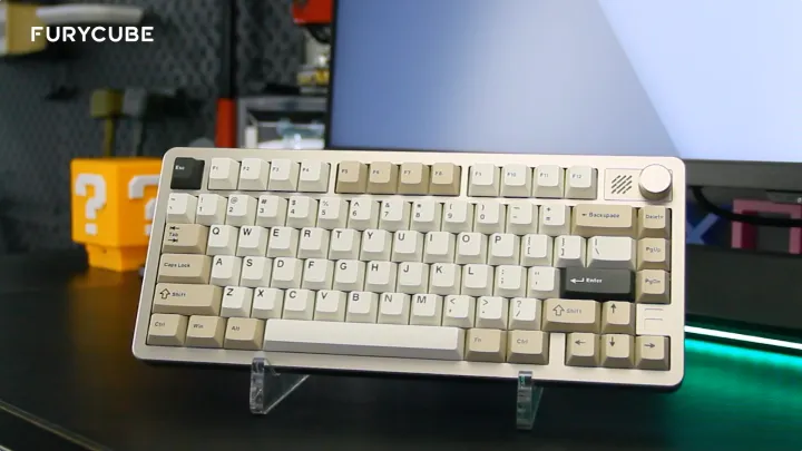 Furycube F75 Gasket Wireless Gaming Keyboard 3 Modes Mechanical ...