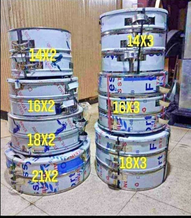 Round Stainless steel Steamer available in 2 Layers and 3 Layers ...