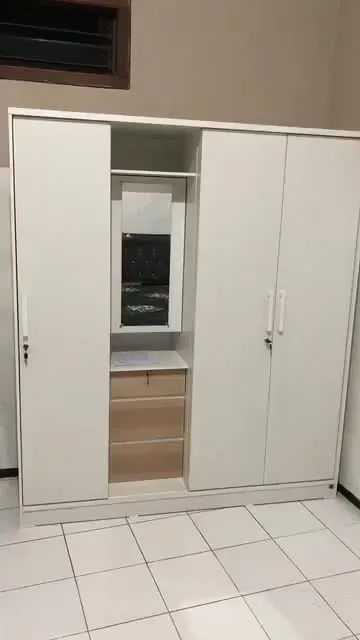 HOMEE Sliding Door Wardrobe Wooden Wardrobe Bedroom Wardrobe Large ...