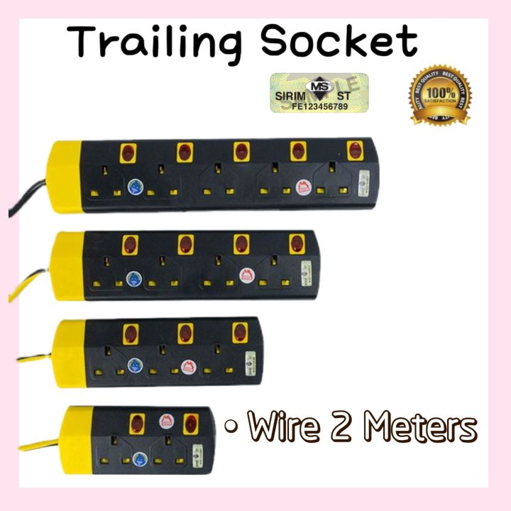 SIRIM Trailing Socket Neon Extension Trailing | Lazada