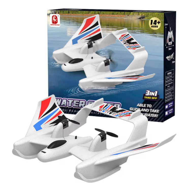 BM21 Amphibious Waterproof Gyro Stabilized RC Plane Boat Foam Water ...