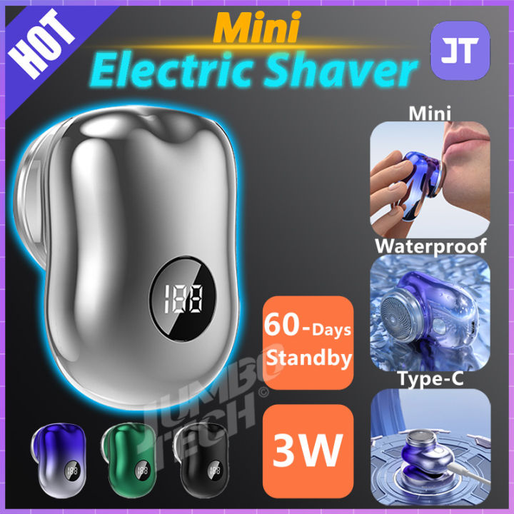 JumboTech Smart Electric Shaver Mini Shaver Electric Razor For Men Mini ...