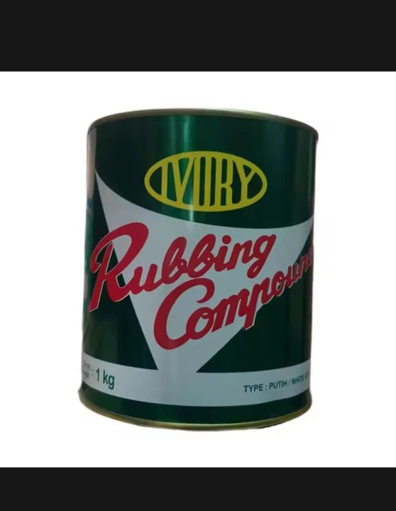 Kompon Putih Ivory Rubbing Compound 1kg | Lazada Indonesia