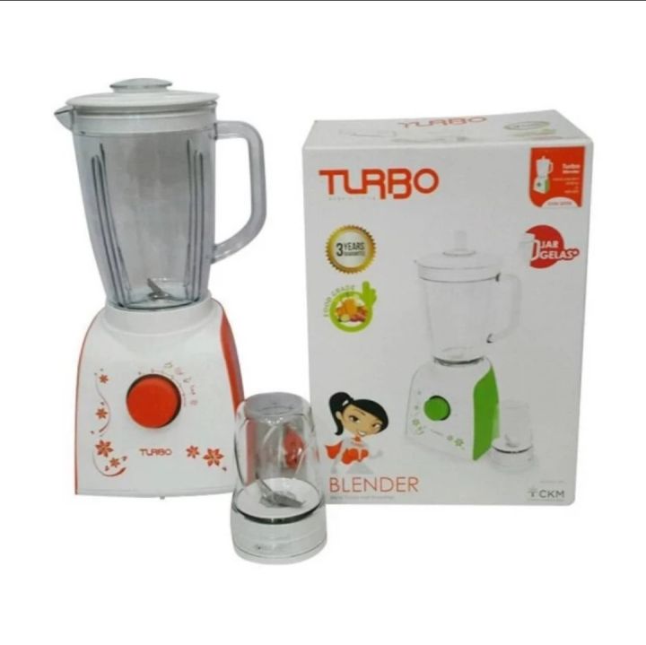 TURBO BLENDER PLASTIK HEAVY DUTY 2 LITER EHM 8099 5 KECEPATAN | Lazada ...