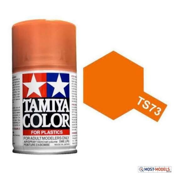 Tamiya Spray Paint Color TS-73 Clear Orange | Lazada PH
