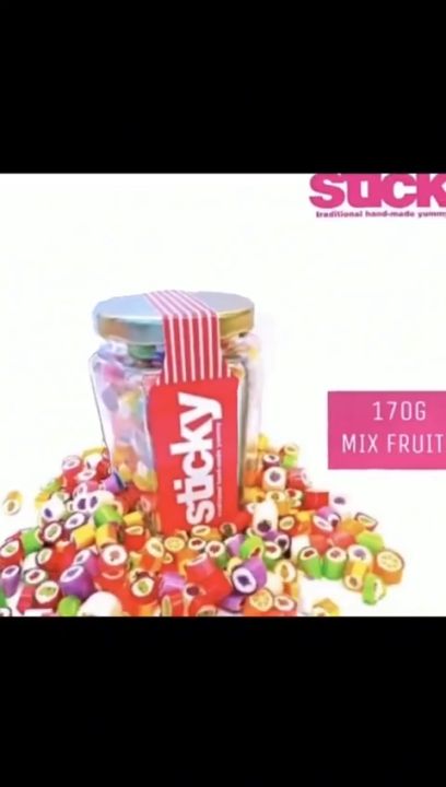 STOK SEDIA ADA STICKY Candy Halal Gula Masam Handmade Sticky Candy ...