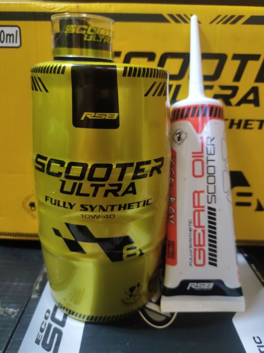 RS8 Ultra Scooter Fully Synthetic Engine oil and gear oil set (free ... RS8 Ultra Scooter Fully Synthetic Engine oil and gear oil set (free ...