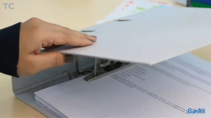 BANTEX A4 PVC Lever Arch File A4 70 MM FIXED MECH 1450 | Lazada Singapore