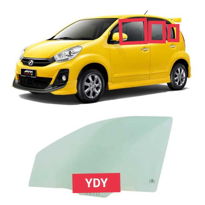 Perodua myvi lagi best door glass | Lazada